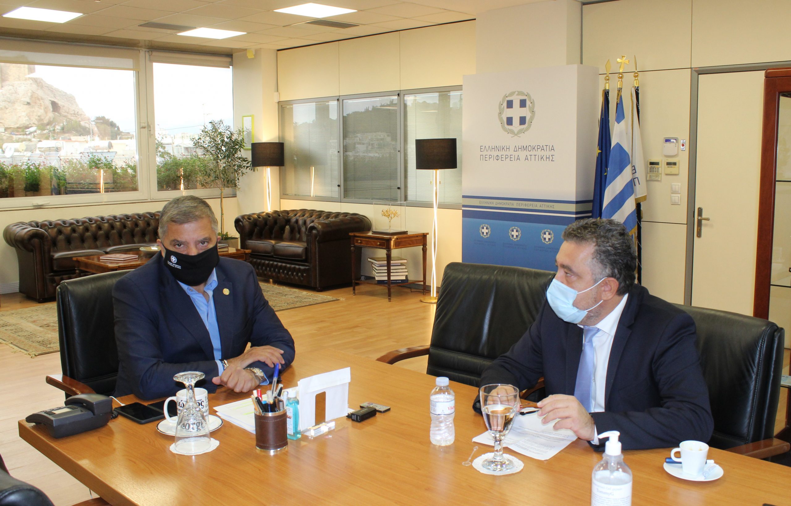 Συνάντηση Δημάρχου Ζωγράφου με τον Περιφερειάρχη Αττικής για τα έργα ...