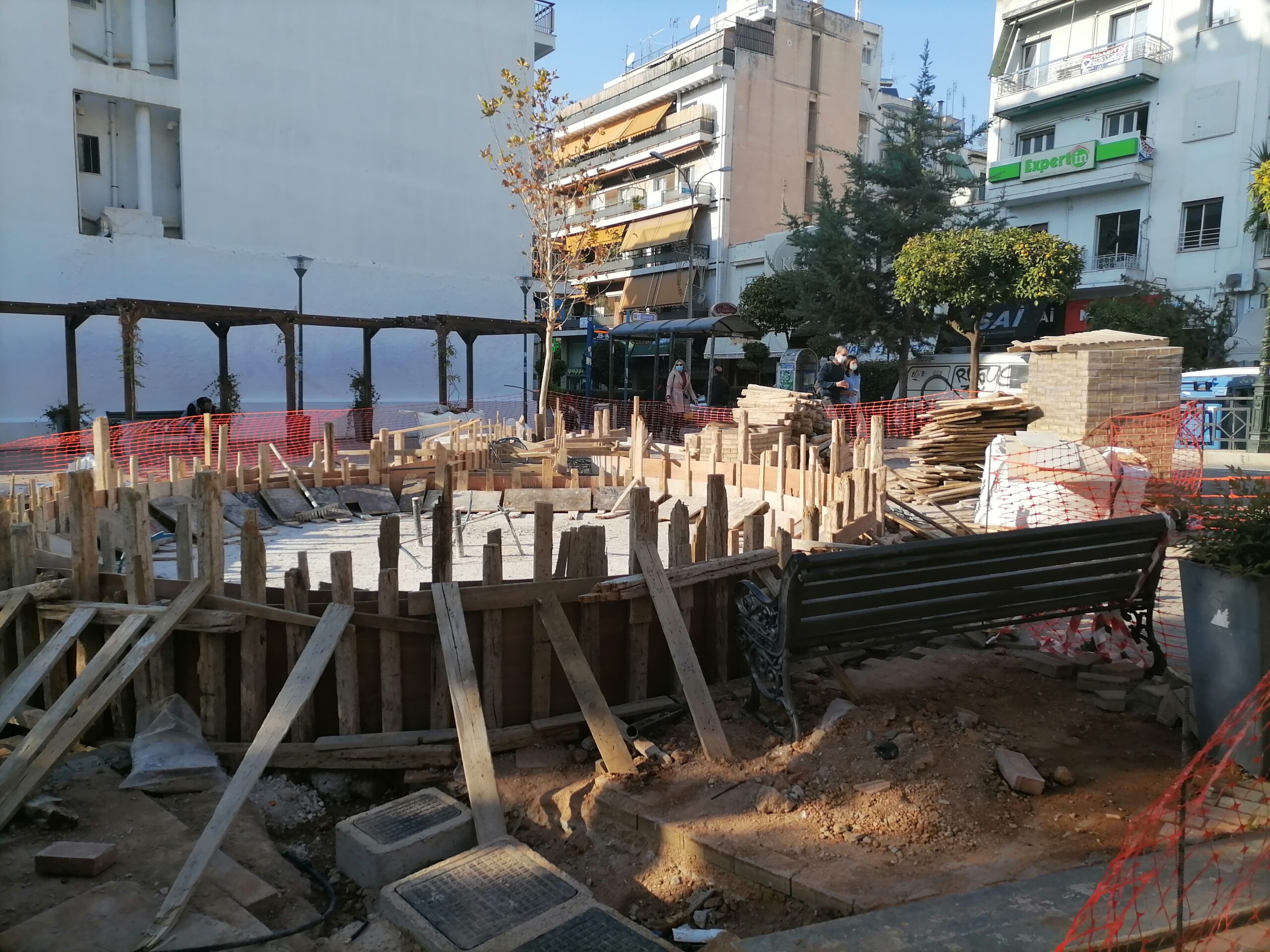 Προχωράει η αναβάθμιση της πλατείας Άνοιξης - Δήμος Ζωγράφου