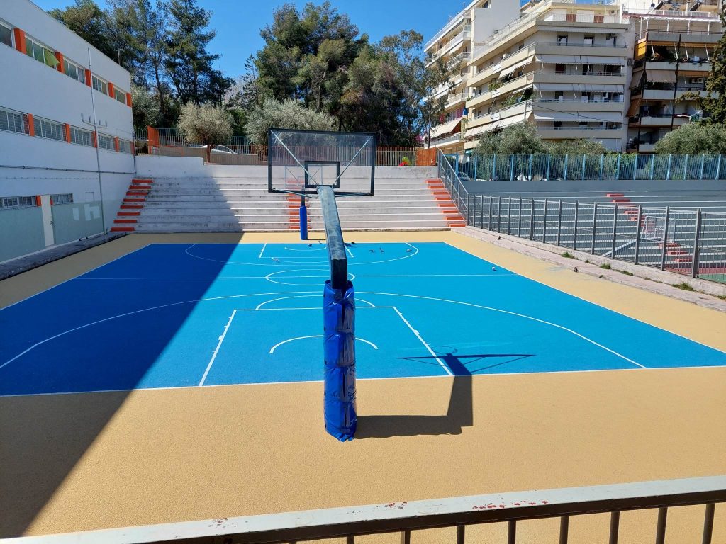 O Δήμος Ζωγράφου ανακαίνισε το προαύλιο του 3ου Δημοτικού Σχολείου ...